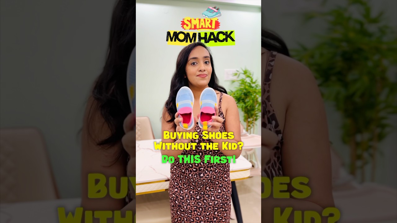 Smart Hack to Get Kids’ Shoe Size Without the Kid 🛼 #shorts