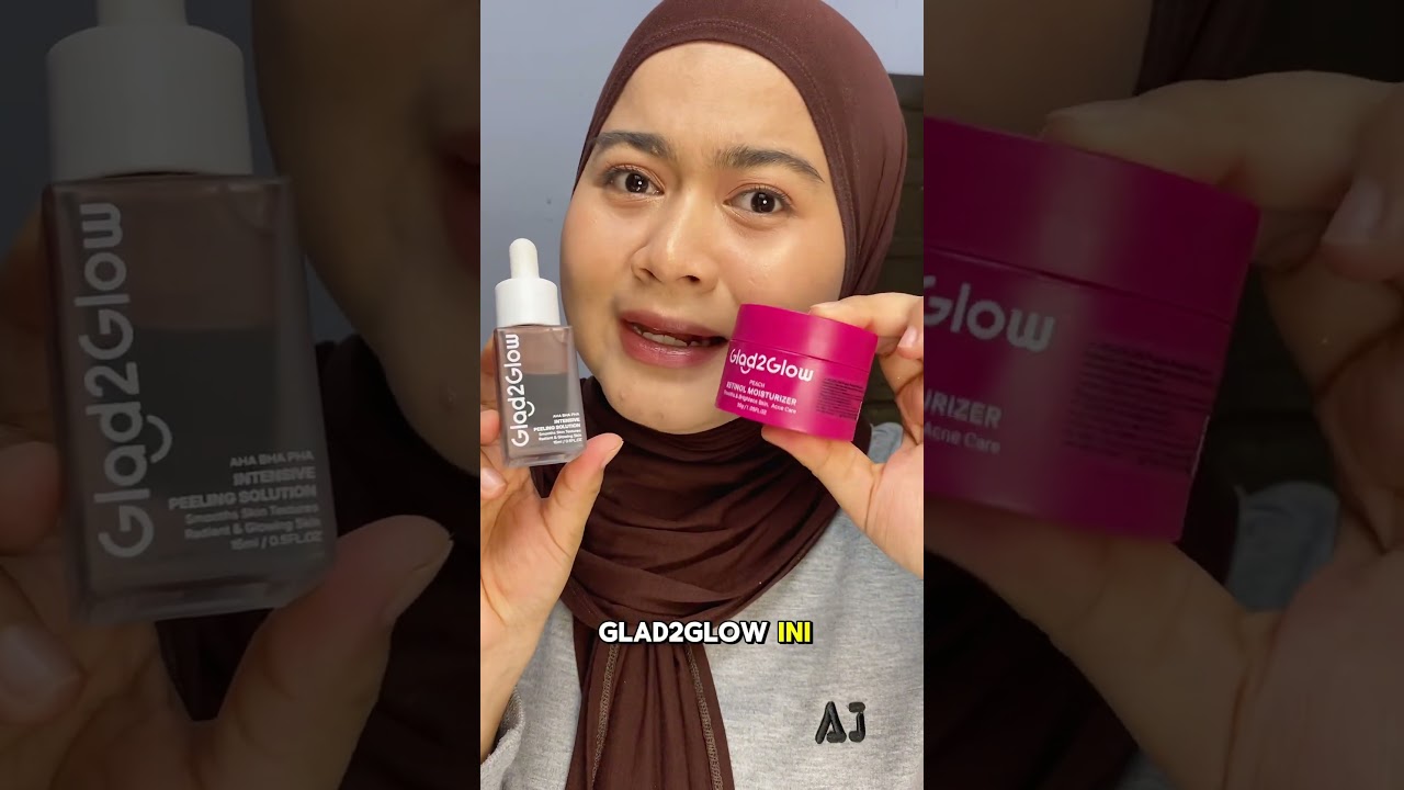 CARA PAKAI GLAD2GLOW PEELING SERUM SOLUTION YANG BENAR UNTUK PEMULA!! #glad2glow #peelingserum