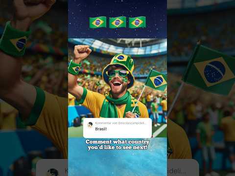 Football fan from Brazil ⚽️🇧🇷