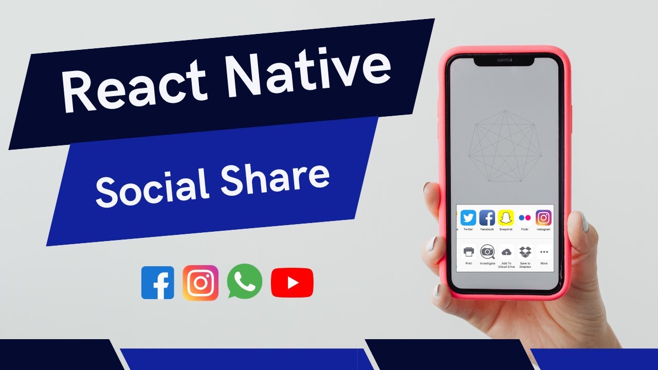 React Native Social Sharing with react-native-share Tutorial 205