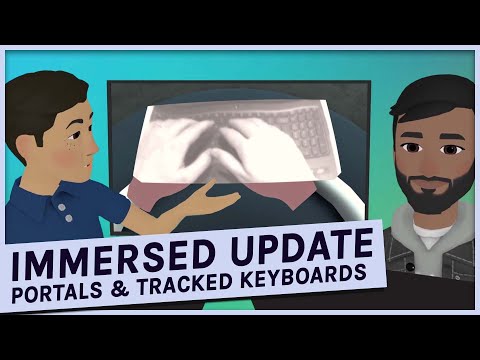 Immersed: VR Office With Tracked Keyboards & Portals To Physical Reality