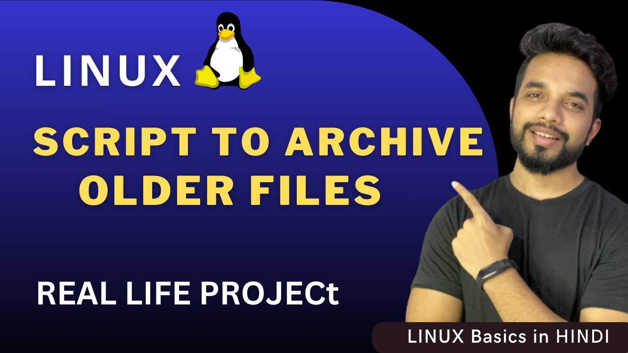 Shell Scripting Project -2 | Archive Older Log Files | MPrashant