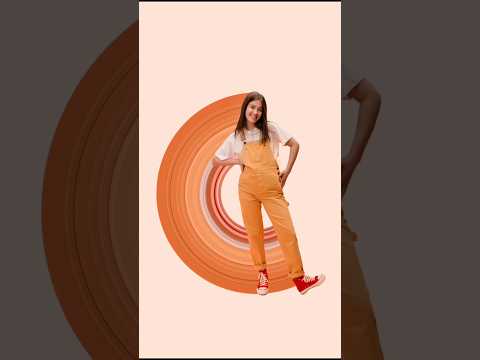 Circular Pixel Stretch Effect Trick In Photoshop - Adobe Photoshop Tutorial #ondesign #shortvideo