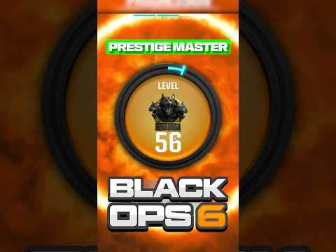 Prestige Master REWARD in BLACK OPS 6