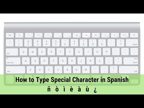 How to Type Special Character in Spanish | Spanish Keyboard Layout