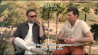 Mufasa: The Lion King Interview With Seth Rogen & Billy Eichner - Standup Comedy