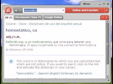 Definición de hemostático
