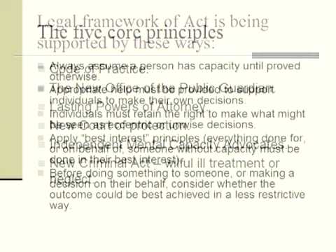 Mental capacity act