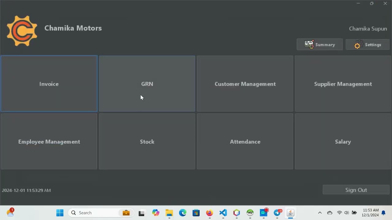 Java Standalone Application for POS System