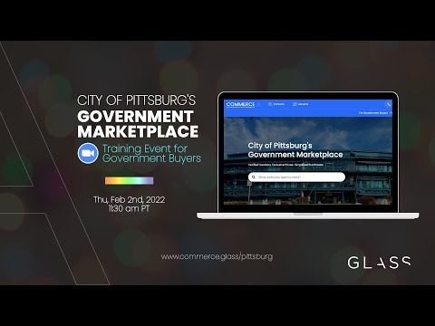 City of Pittsburg's Government Marketplace: Training Event For Government Buyers
