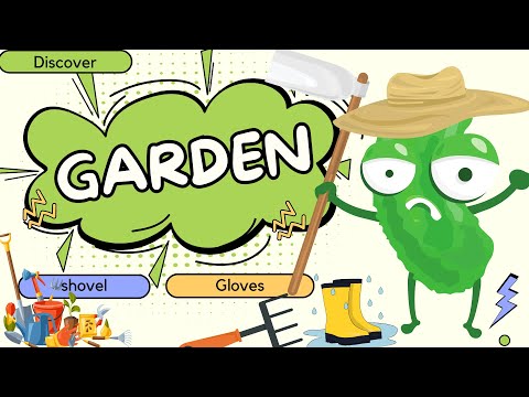 Garden Adventures: Discover & Spell Gardening Tools for Kids