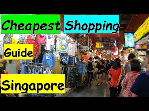 Cheap shopping in Singapore | budget shopping | cheapest street Shopping @TravelNatureRitwick