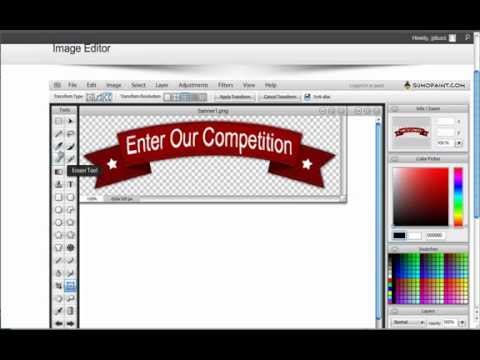 Adding Text Using The Online Image Editor