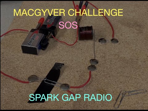 Make Magazine MacGyver Challenge: SOS Solution - Spark Gap Transmitter