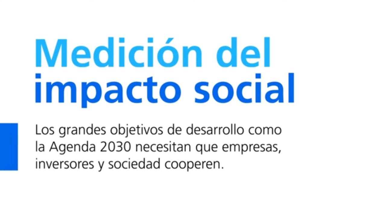 Medición del impacto social