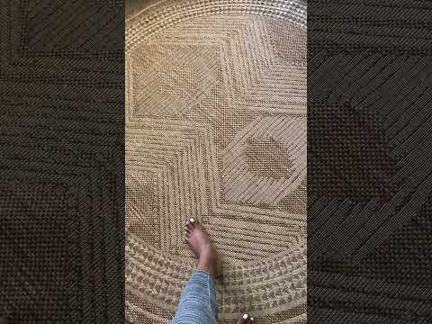 In Hand Review of nuLOOM Ranya Tribal Indoor/Outdoor Area Rug, 6' 7" Round