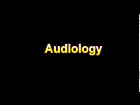 What Is The Definition Of Audiology Medical Dictionary Free Online