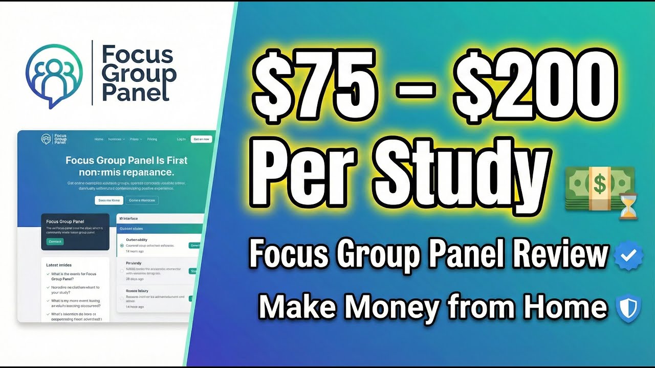 Focus Group Panel Review – Earn $75 to $200 Per Study