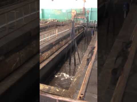 Pickling annealed stainless steel pipes