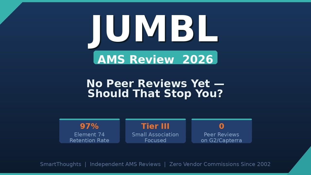 Jumbl AMS Review 2026: Right Fit for Small Associations?