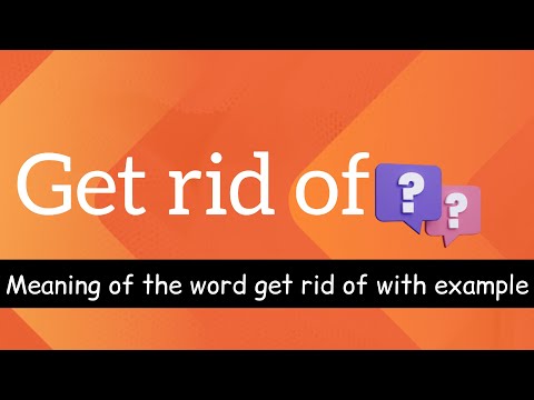 Get rid of meaning with example in sentence|@EnglishLessonswithErum