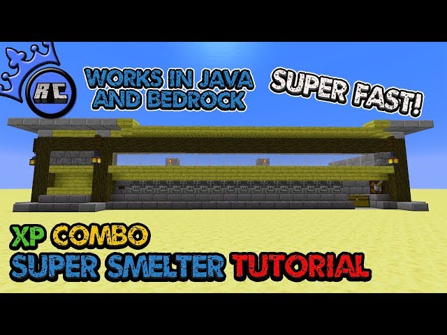 XP Combo Super Smelter (Java and Bedrock) Minecraft Map