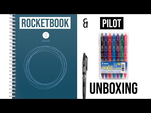 Reuse Your Notebook by Microwaving it. Unboxing the Rocketbook Wave & Frixion Pilot Pen