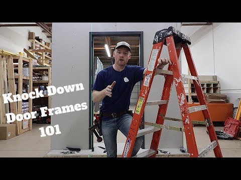 How to Install Knock Down Door Frames