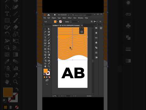 AB logo design process in illustrator #logo #logos #logodesign #Graphic #graphicsdesign #art