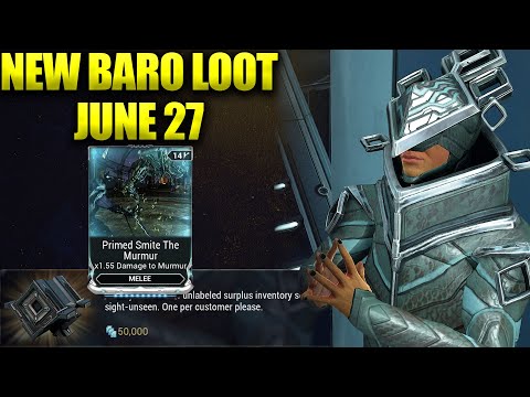 MUST BUY New Primed Smite The Murmur & Void Surplus! Baro Ki'Teer June 27