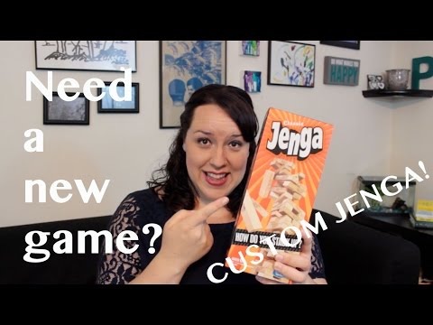 DIY Jenga Game for Kids!