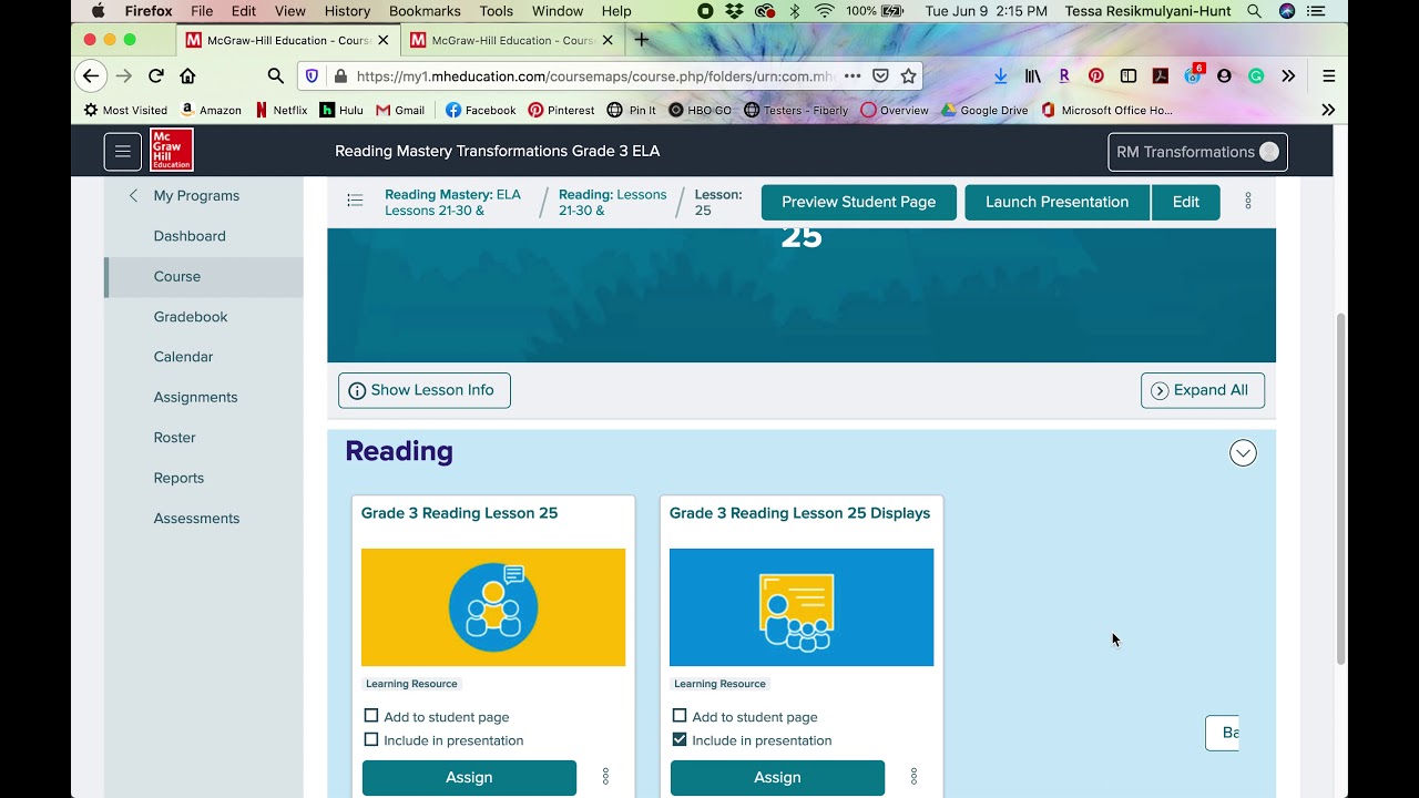 Reading Mastery Transformations™ Digital Walkthrough