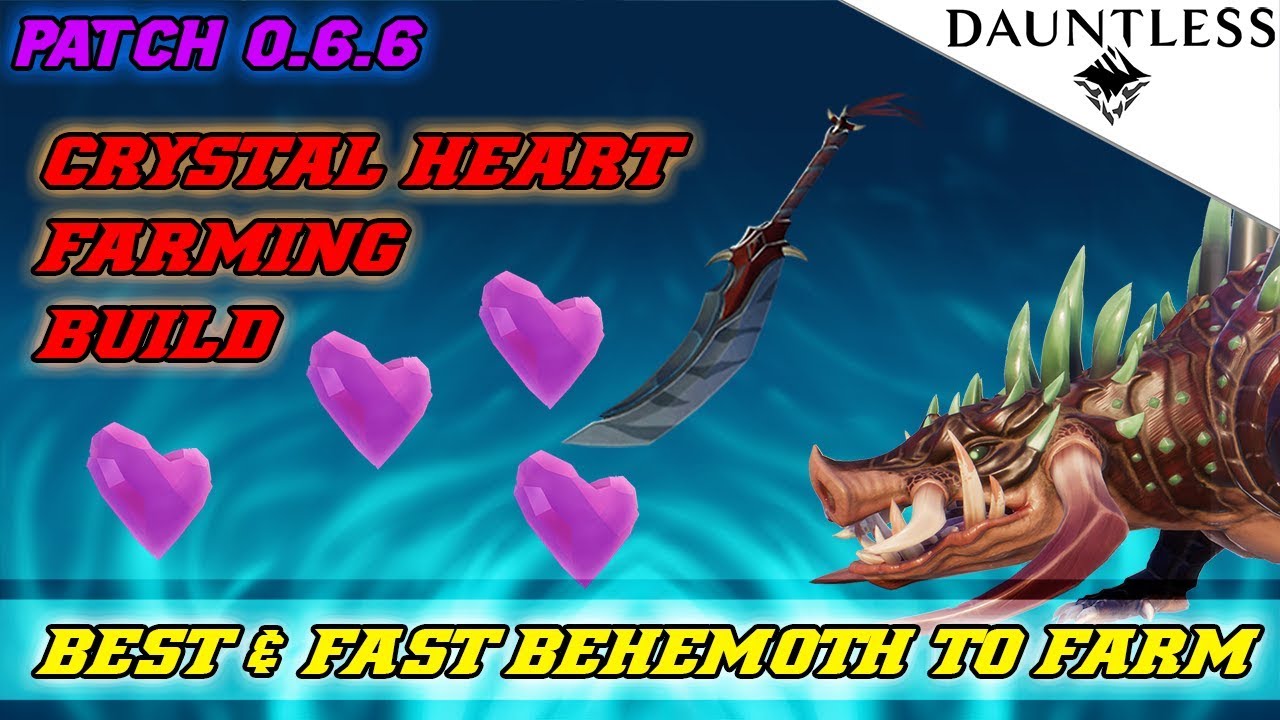 Dauntless - Crystal Heart Farming Build & Behemoth [Hunt Pass 2 Guide]