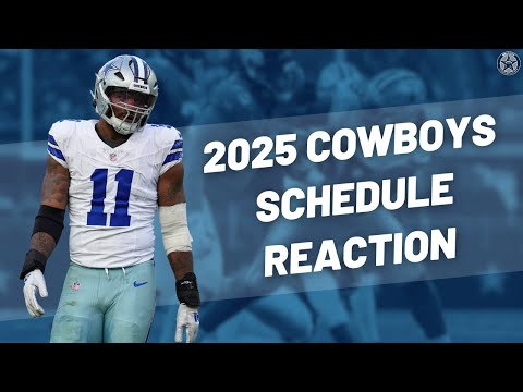 Dallas Cowboys 2025 Schedule Reaction, Record PREDICTION | Blogging The Boys
