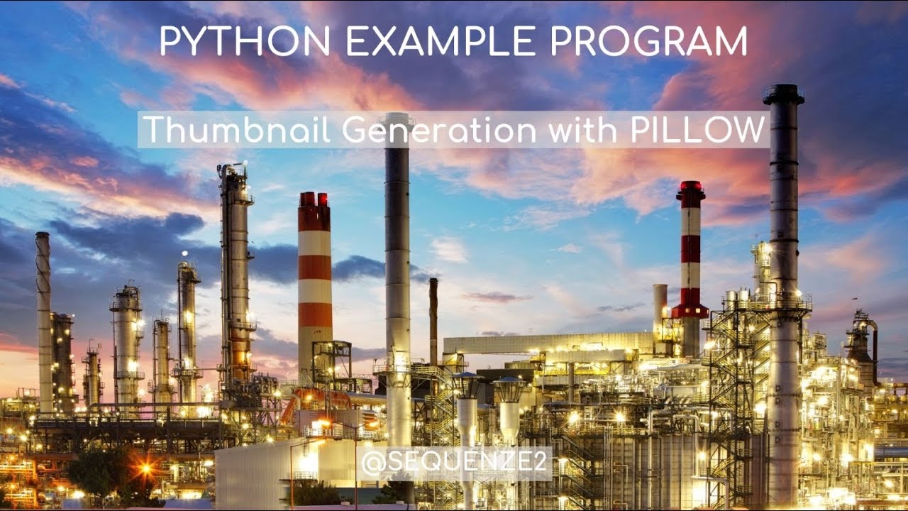 Python Example Program - Pillow Thumbnail