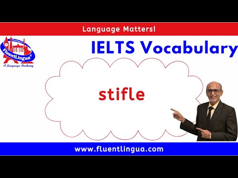 IELTS Vocabulary 11 Stifle