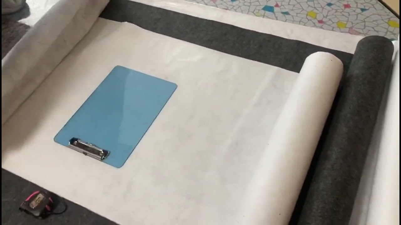 China factory make felt roll acrylic paint coating, US self-adhesive felt roll cheap,