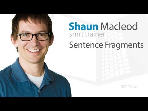 Sentence Fragments