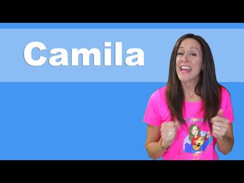 Learn to Spell Camila Toddler Song | Learn to Talk with Patty Shukla