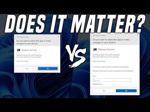 Admin User vs Standard User