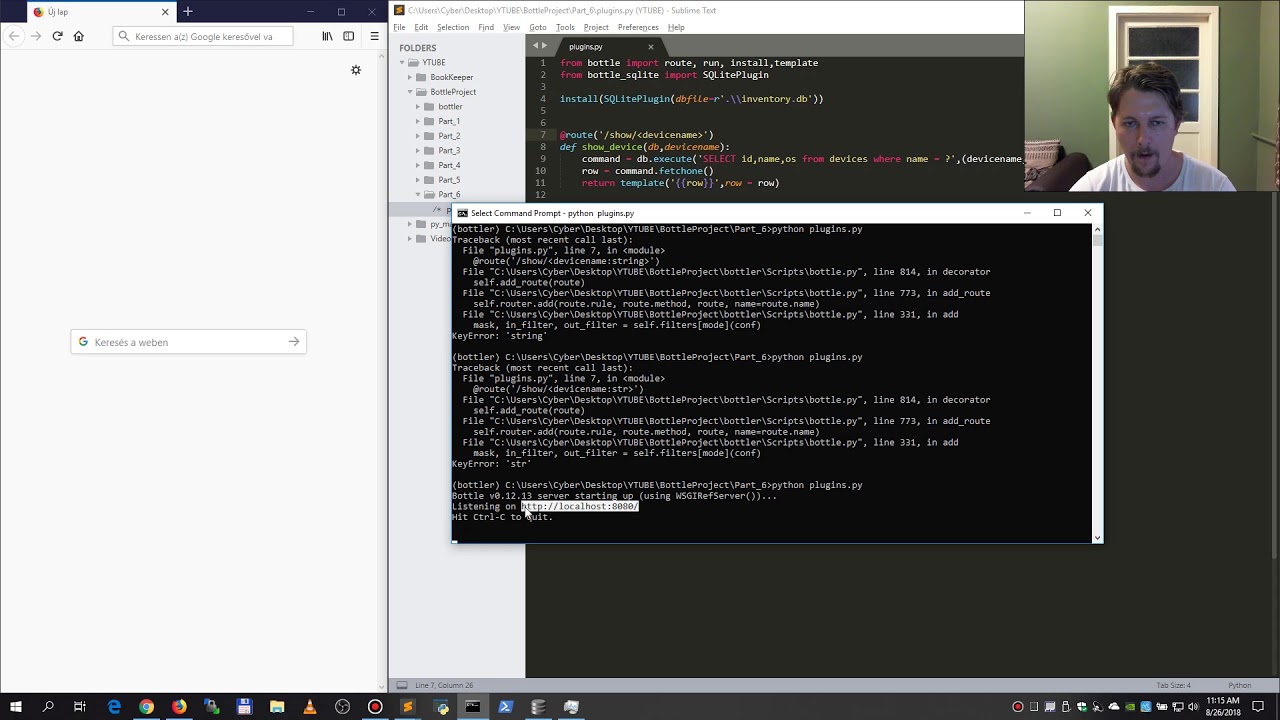 Python - Bottle - Part 6