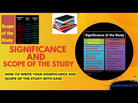 Significance and Scope of the Study