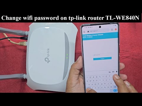 How to change wifi password on tp link router tl wr840n