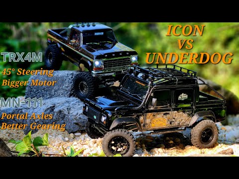 Best 1:18 Scale RC Crawler! Part 1: TRX4M VS MN Model