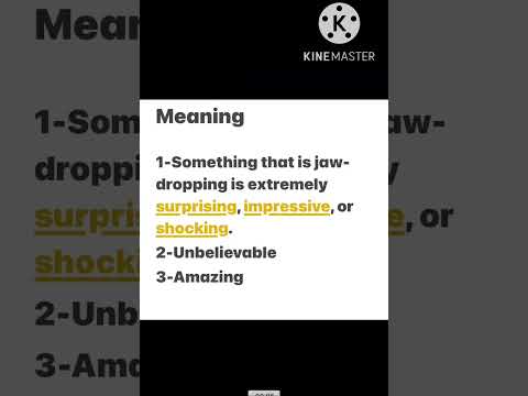 Learn English/ jaw dropping meaning/Learning paths 69#shorts #youtubeshorts @SpokenEnglishGuru