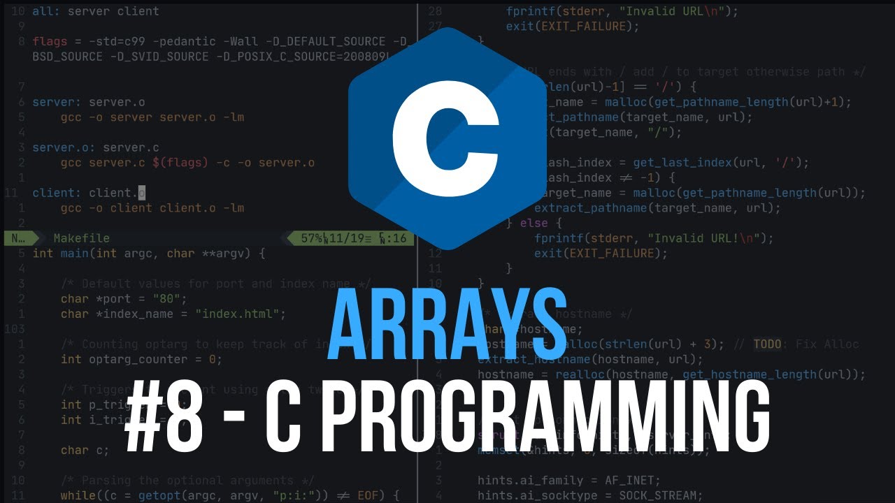 Arrays - C Programming Tutorial #8