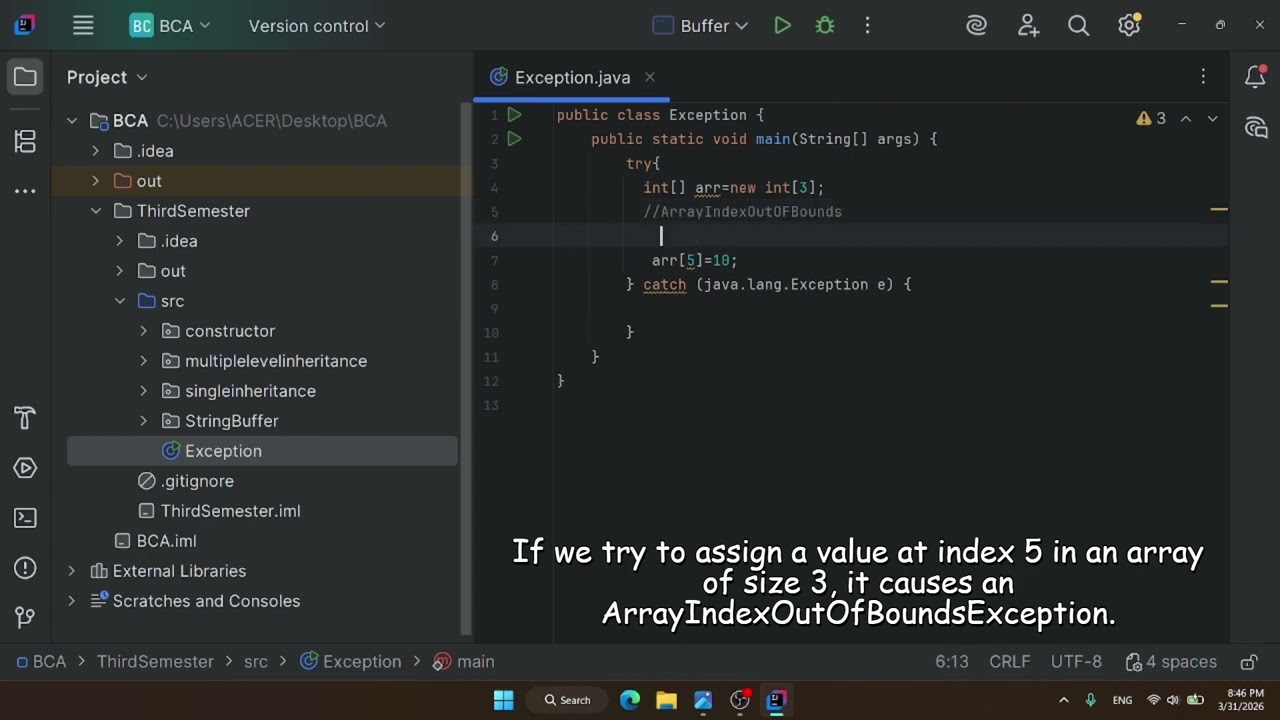 Understanding Nested Try-Catch in Java with Examples.