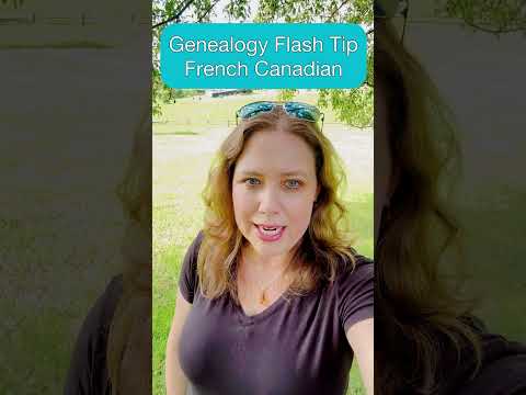 Genealogy Flash Tip - French Canadian Female Names | Formidable Genealogy