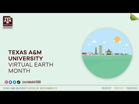 TAMU Virtual Earth Month 2021: Social Sustainability: How Cultures Influence Each Other