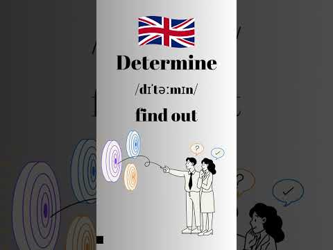 How to Pronounce Determine in English British Accent #learnenglish #learnenglishtogether